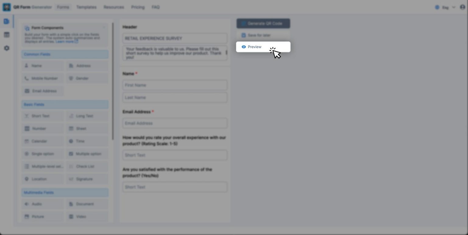 Transforming Retail Survey Forms with Our QR Code Builder - Form QR ...