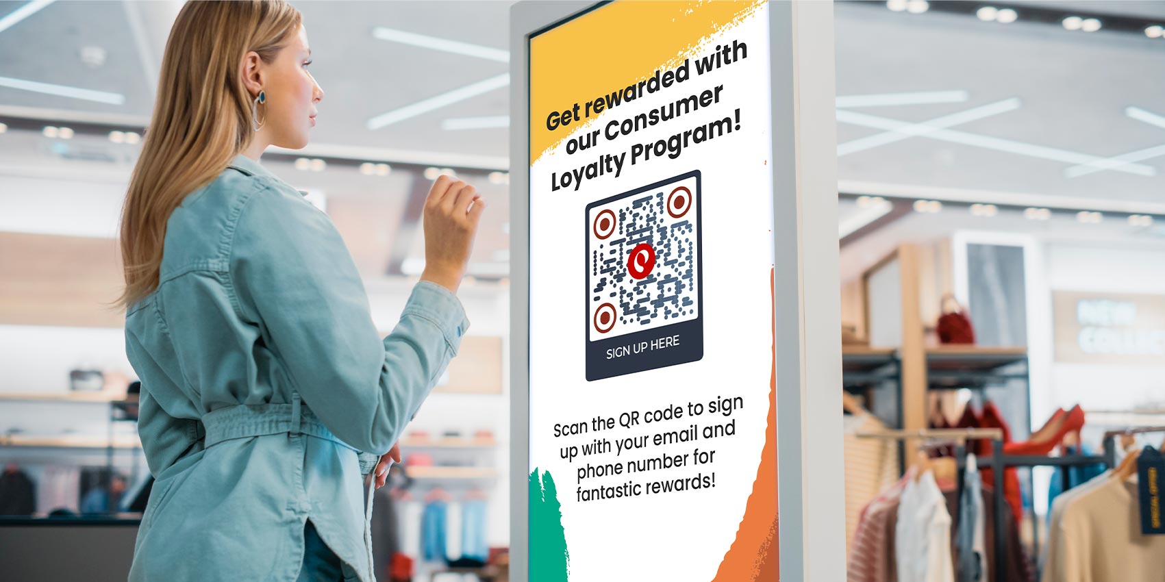 Retail Consumer Loyalty Programs with Form QR Code Generator