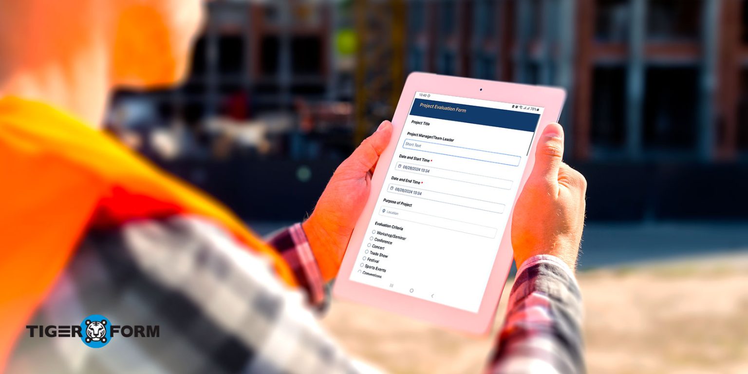 Using Project Evaluation Form for Construction with QR Codes