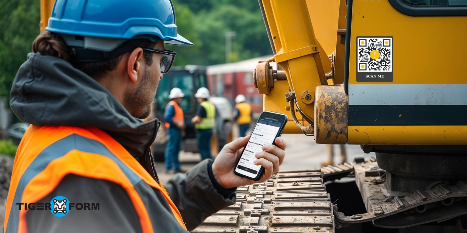 Use Equipment Tracking Form for Construction with QR Code - Form QR ...