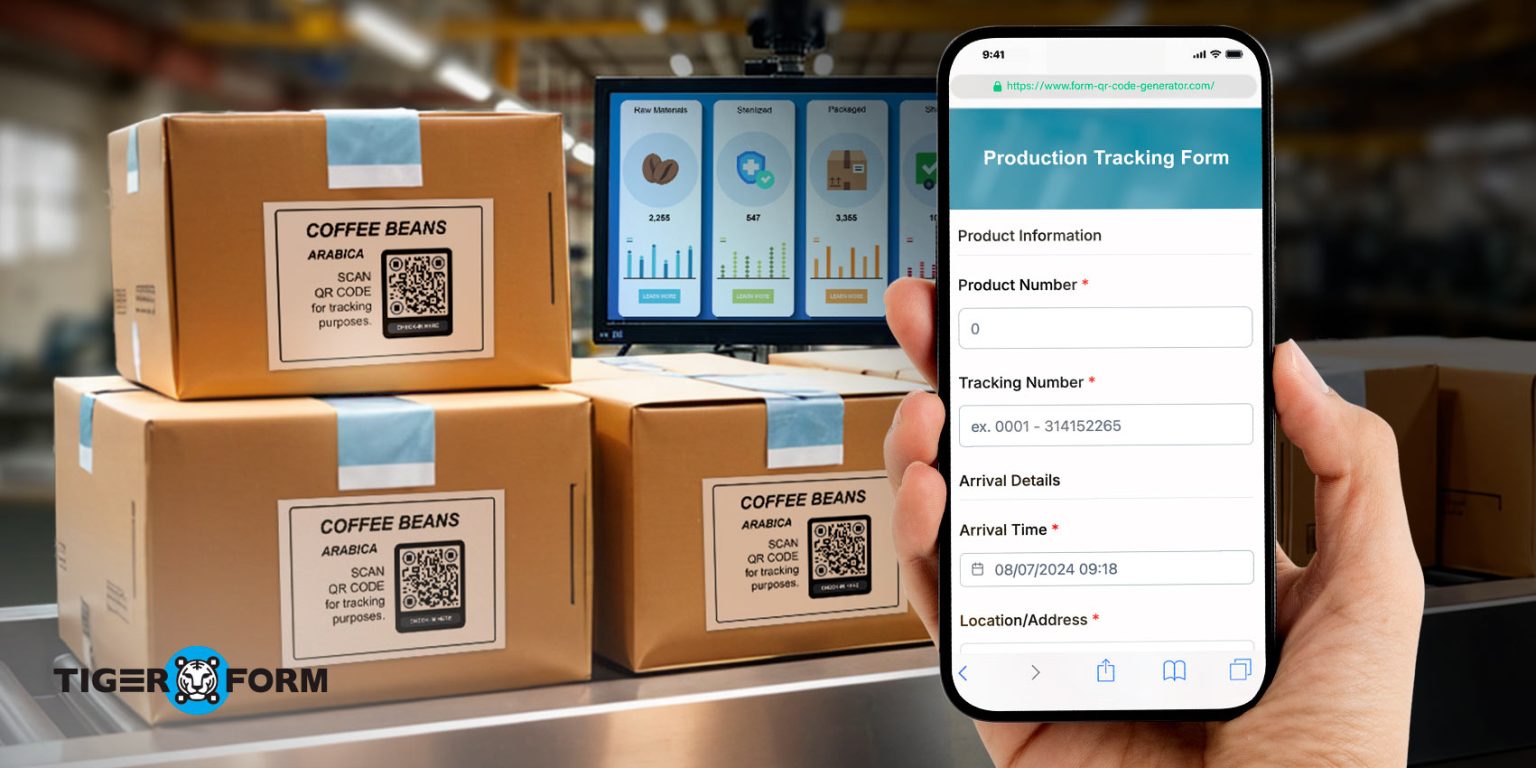 Use Production Tracking Form For Manufacturing With QR Code - Form QR ...
