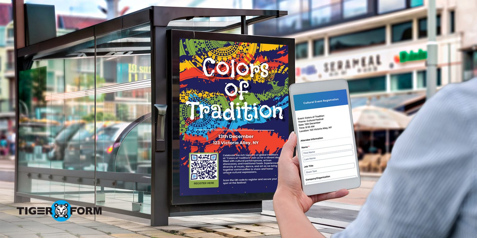 QR Code Event Registration Form For Non-Profit Organizations