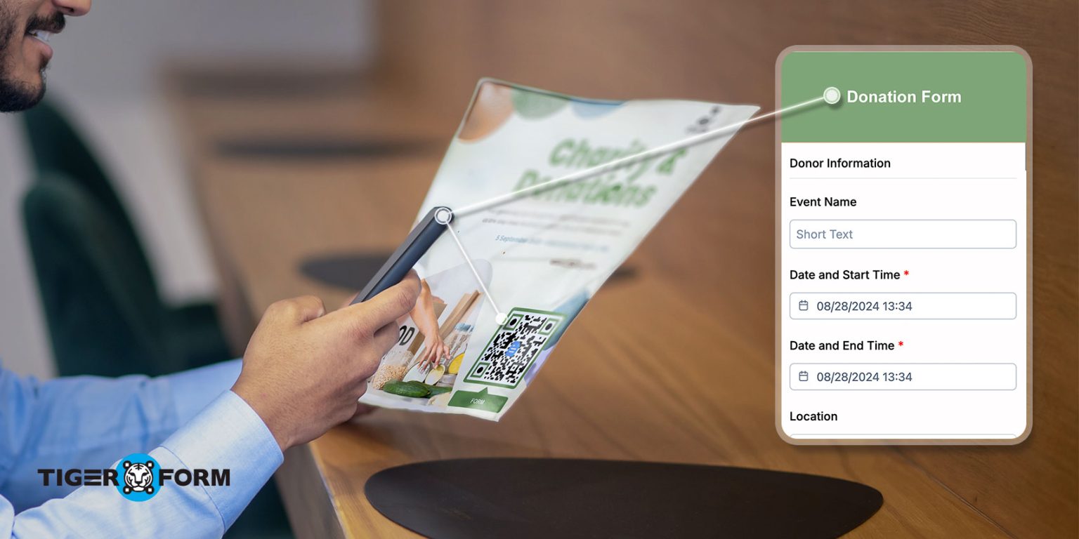 Effective QR Code Donor Form For Non-Profit Organizations - Form QR Code Builder