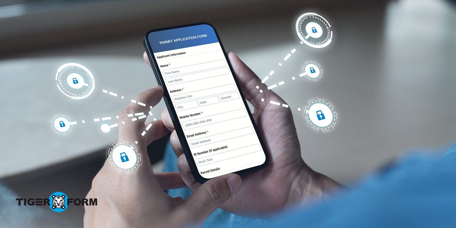 Permit Application Form With QR Code: Access Public Services