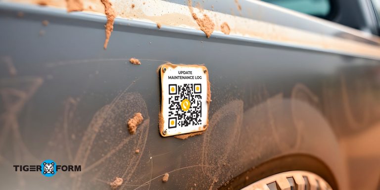 How to Create a Maintenance Log with QR Code - Form QR Code Builder