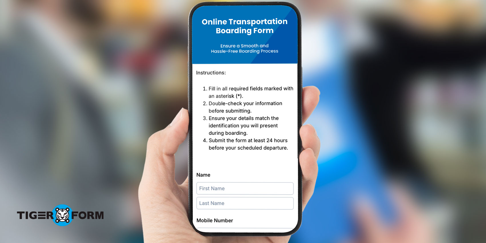 Revolutionize Boarding Form For Transportation With QR Code - Form QR ...