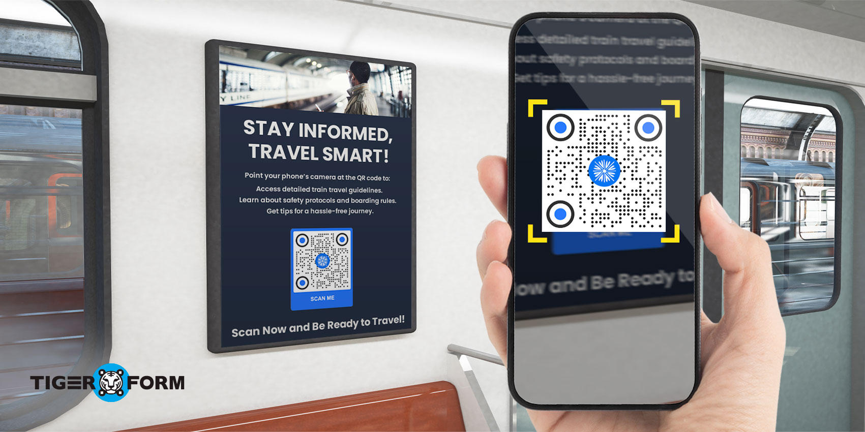 Revolutionize Boarding Form For Transportation With QR Code - Form QR Code Builder